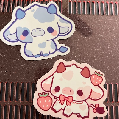 Highland Cow Sticker Stickers Cute Kawaii Decal Cut - Etsy