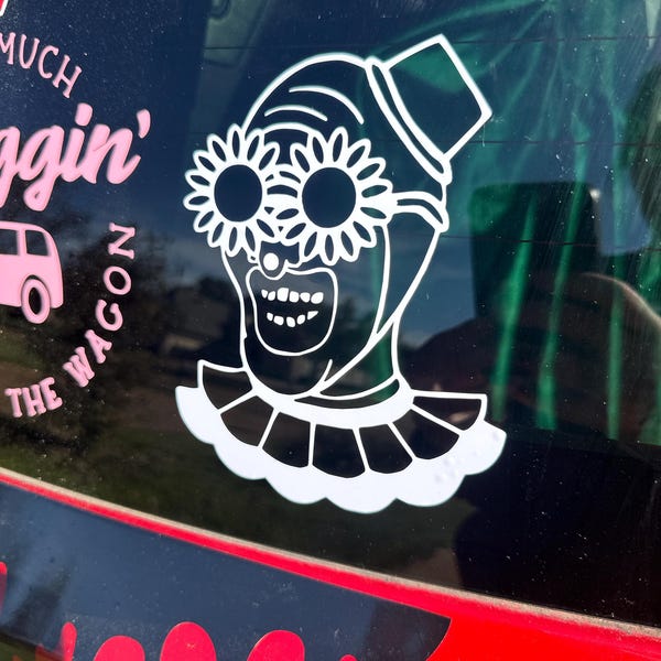 Vinyl Decal Window Decal Goth Decal Jack Pumpkin Skeleton Nightmare ...