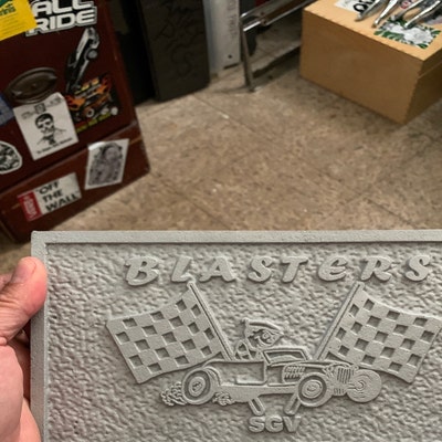 Car Club Plaque Bumper Plate Custom Designed Solid Cast Aluminum - Etsy