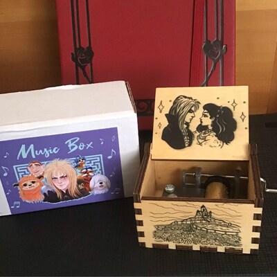 Labyrinth Music Box Hand-cranked Music Box Fantasy Music Box Mini ...