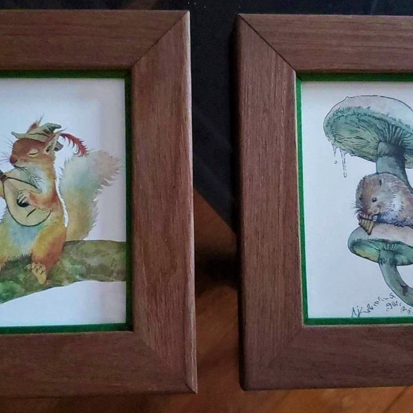 Red Squirrel Bard Print - Etsy