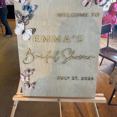 3D Wedding Welcome Sign, Custom Wood Wedding Sign, Welcome to Our ...