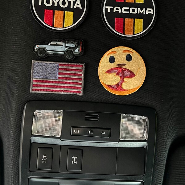 Toyota Tacoma Retro Circle Embroidered Patch - Etsy
