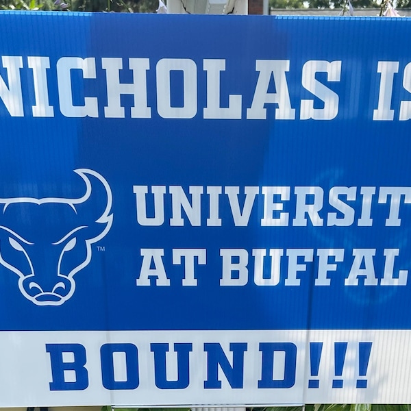 College Bound Sign Class of 2024 High School Graduation Sign Senior ...