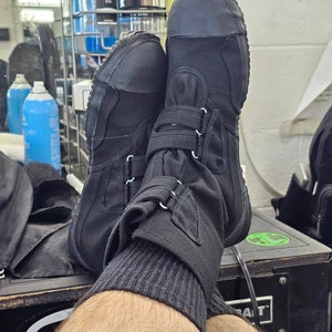 Fugu SA-BA Steel Toed Cool Japanese Boots VEGAN Black Unisex - Etsy