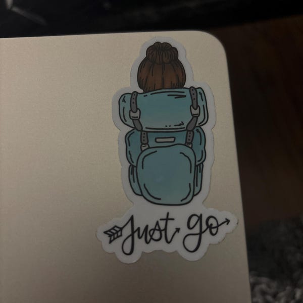 Just Go Just Go Sticker Explore Sticker Travel Stickers Seek Adventure ...