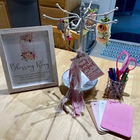 Boho Blessing Ring, Baby Girl Gift, Remote Baby Shower, Virtual Card ...