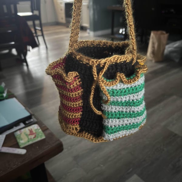 BINGO Bag Crochet Pattern | Pattern ONLY | US Crochet Terms | Pocket ...