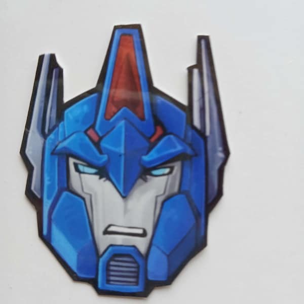 Transformers Prime Decepticon and Autobot's Headshots, Handcut Stickers ...