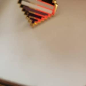 Asexual Pixel Pride Heart Pins Subtle Flag Badge Love Gift Button ...