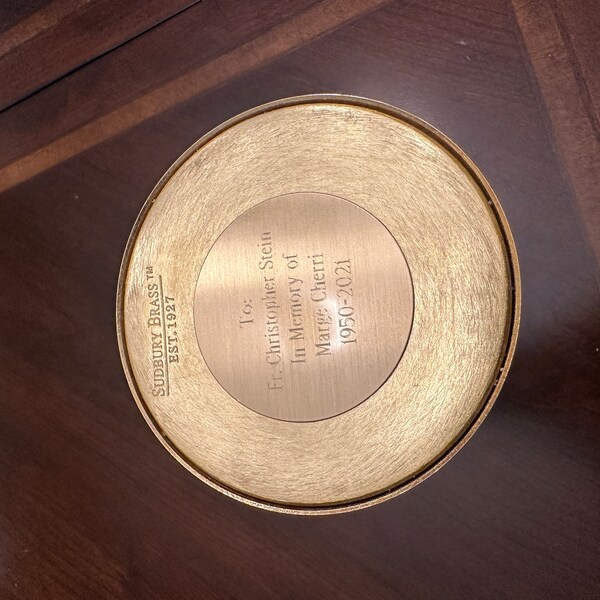 Round Nameplates, Round Plaques, Brass, Disc - Round Disk Shape, Free ...