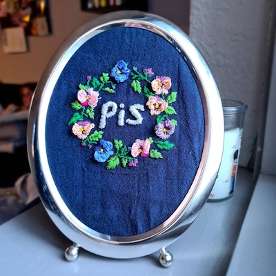 Vintage Flower Embroidery Pattern, Hand Embroidery Design, Floral ...