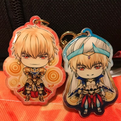 Fate Grand Order Keychains Astolfo Enkidu Ereshkigal Gilgamesh Merlin ...