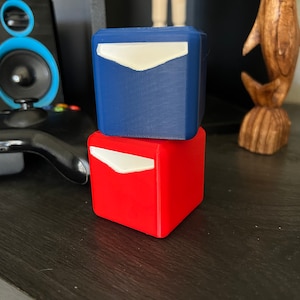 Beat Saber Inspired Cube Note Blocks, Set of Two one of Each Color 3D ...