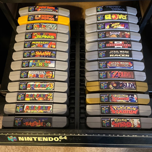 Nintendo N64 End Labels -includes Full Library - Etsy