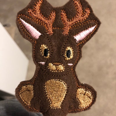 ITH Digital Embroidery Design Jackalope Finger Puppet 4X4 Hoop and ...