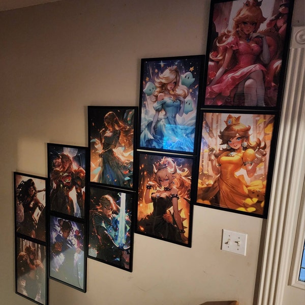 Bowsette Poster | Princess Bowsette Art | Nintendo Art Print | Video ...