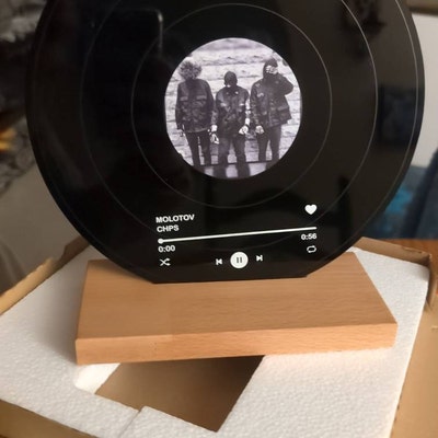 Romantic Personalized Record Birthday Gift for Her Anniversary Gift for ...