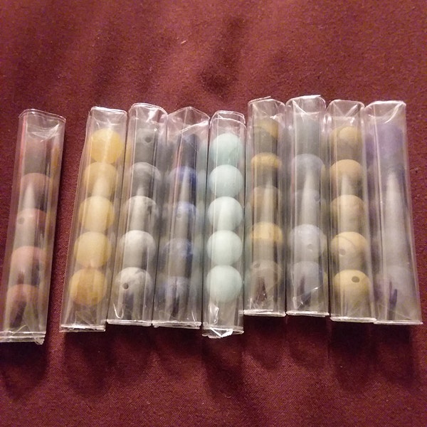 Matte Set Solar System Gemstone Beads 8mm 6mm,set Planet Beads ...