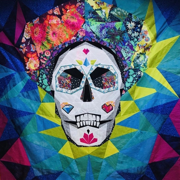 Fractured Skull 10" Block - FPP Pattern - Etsy