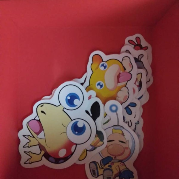 Pikmin Chibi Sticker Set - Etsy