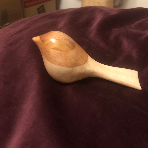 Hand Carved Wooden Comfort Birds - Etsy