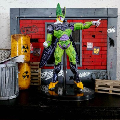 1:12 Scale Rusty Radioactive Toxic Barrel Prop Diorama Action Figure ...