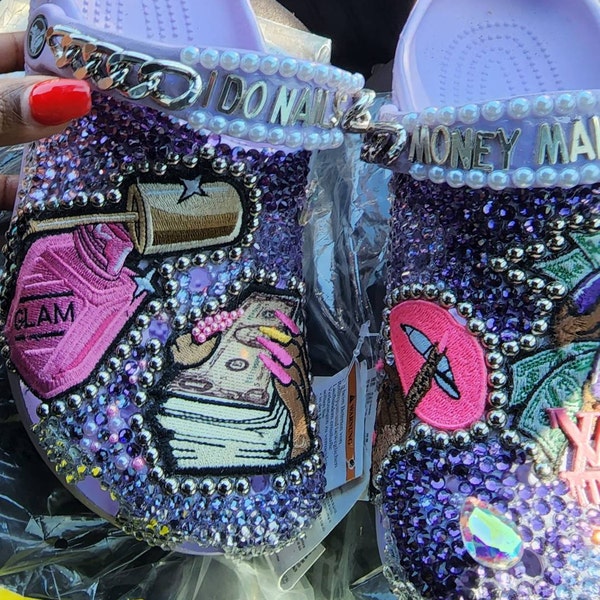 Light Pink GLAM Polish Patch 4 Inch Iron on Patch - Etsy