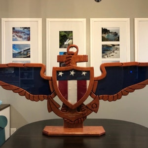 Navy Pilot Wings Shadow box | Etsy