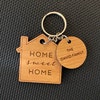 Personalized New Home Keychain, Home Sweet Home, Home Key Chain ...