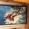 Surfing Art, Large Horizontal Art, Surfing Wall Art, Textured Art ...
