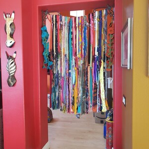 Bohemian Rag Chop Valance | Etsy