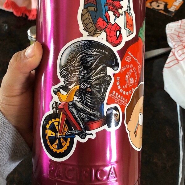 Big Wheel Xenomorph Vinyl Sticker - Etsy