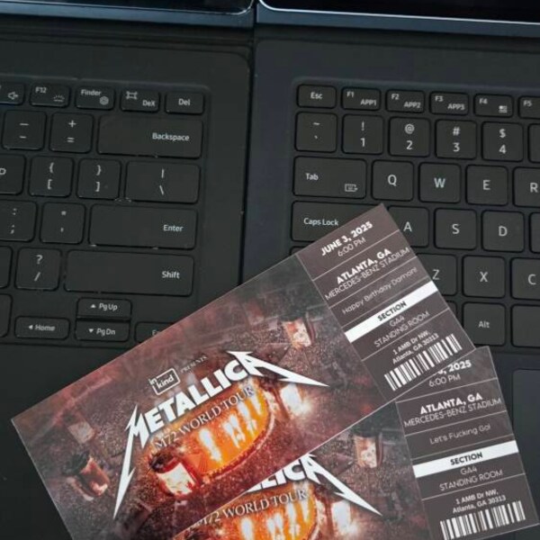 Physical Horizontal Ticket Custom Personalized Laminated Concert Ticket ...