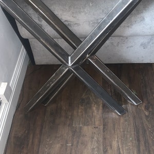 Metal Table Legs / Dining Table Legs / Bench Legs X Cross | Etsy UK