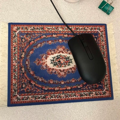 Persian Rug Mouse Pad Mat Desktop Laptop Office Ornamental - Etsy