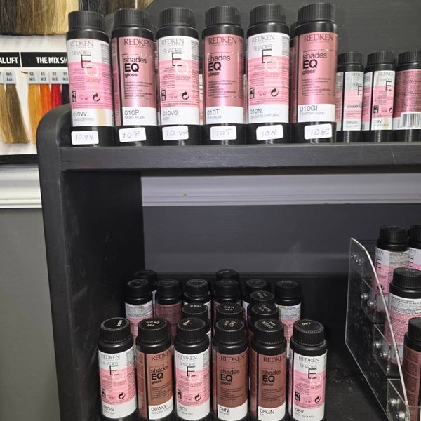 Redken Shades EQ Wall Mount Hair Color Organizer - Heavy Duty Bottle ...