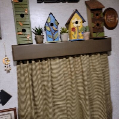 Black and White Buffalo Check Valances Homespun Valance - Etsy