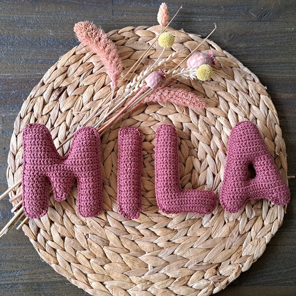 Crochet Pattern: Alphabet Capital Letters, Soft Letters, Play Letters ...