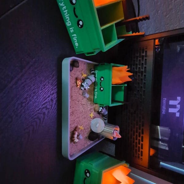 Bunny Zen Garden - Fidget Desk Sandbox - Cubicle Decor - Office Desk ...