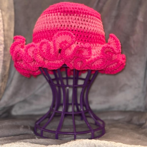 Digital Pattern PDF ONLY – Women’s Trendy Boho Chic Chunky Ruffle ...