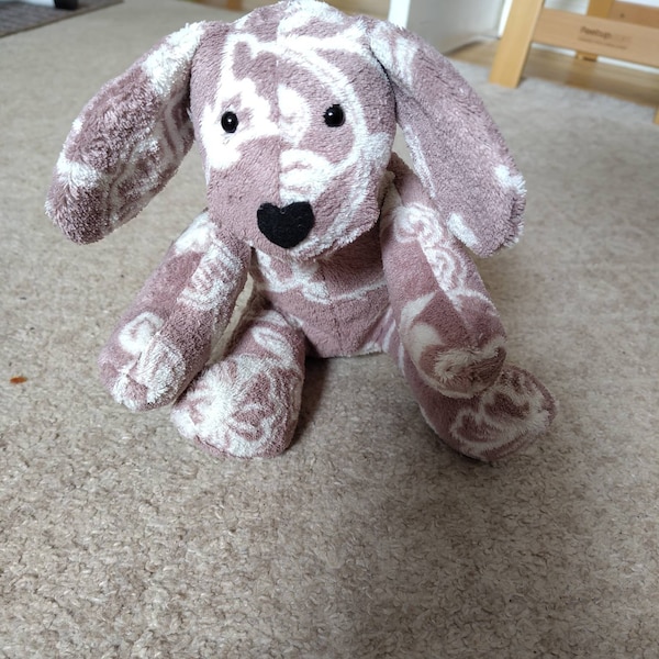 Dog Memory Pillow, Personalised Patchwork Pillow, Loved Ones, Pets ...
