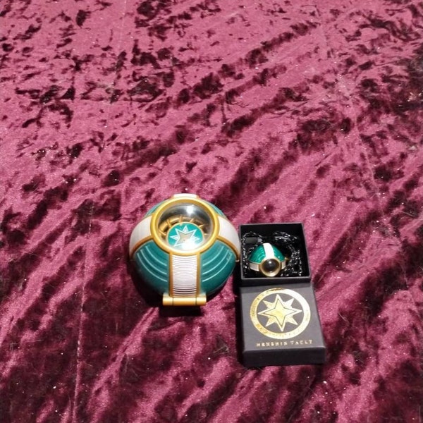 Power Rangers Ninja Storm Metal Amulet Gift for Green Ranger Samurai ...