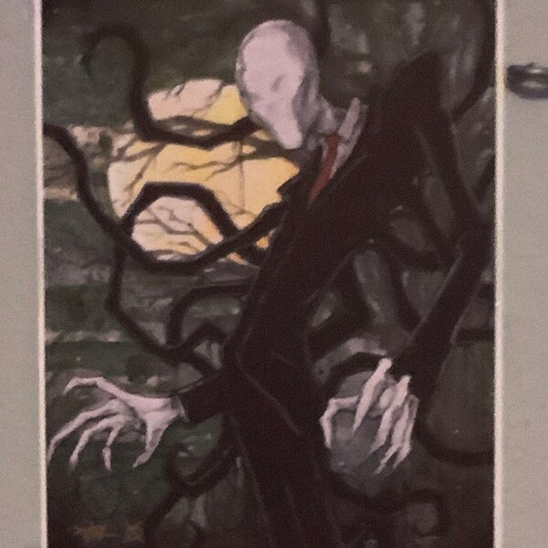 Slenderman Poster Print - Etsy