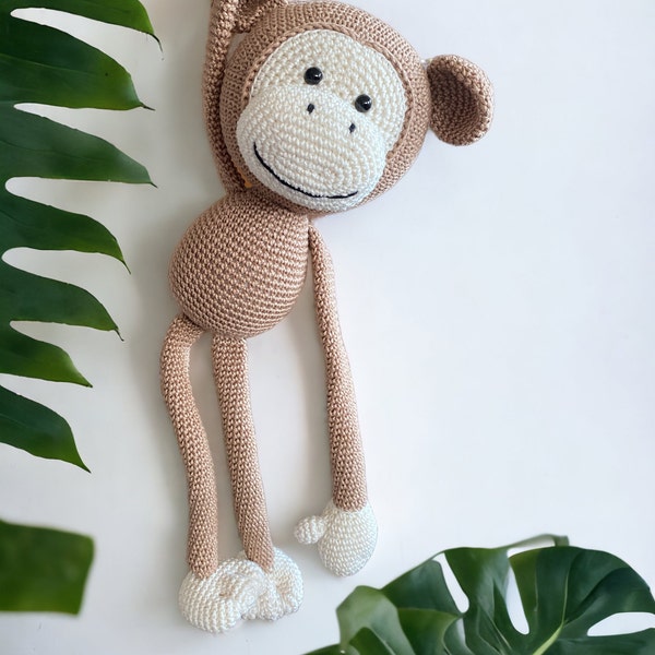 Mike the Monkey - Amigurumi Crochet Pdf Pattern (EN, DK & NL) - Etsy