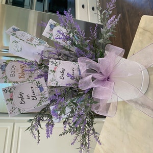 Baby in Bloom Shower, Seed Packet Favor, Baby Shower Seed Favors, Baby ...