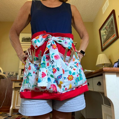 Easy to Sew/ Half Apron Sewing Pattern/ Pinafore Tutorial PDF/ Apron ...