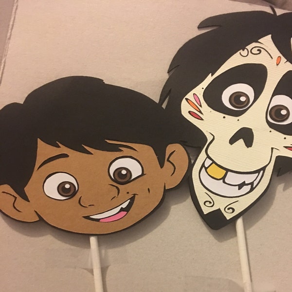 Coco Inspired Cake Topper disney Pixar Movie / Cupcake Topper / Hector ...