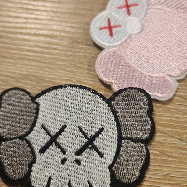 KAWS Embroidered Iron on and Sew on Patches, Custom KAWS Applique for ...