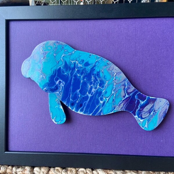 Cute Manatee Seal - Laser Cut Unfinished Wood Cutout Craft Shapes - Etsy